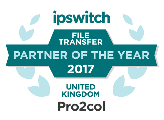 File Transfer News: Pro2col awarded Ipswitch file transfer partner award